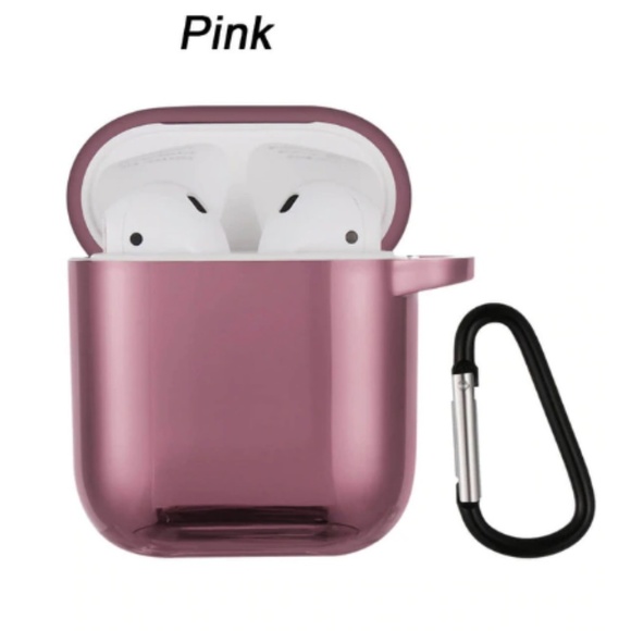 Accessories | New Plating Airpods Hard Case With Hook | Poshmark